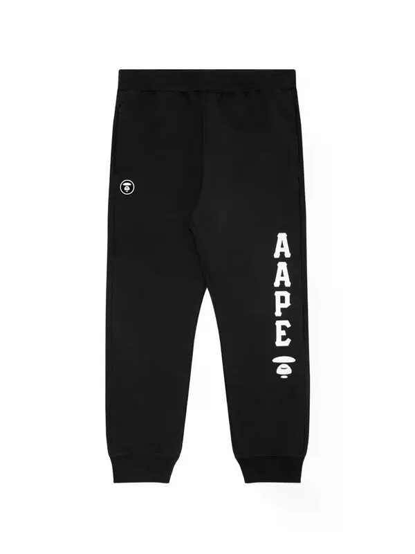 AAPE BY *A BATHING APE Moonface Patch Track Pants - Black