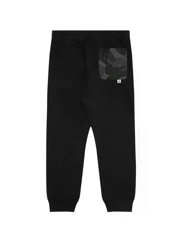 AAPE BY *A BATHING APE Moonface Patch Track Pants - Black