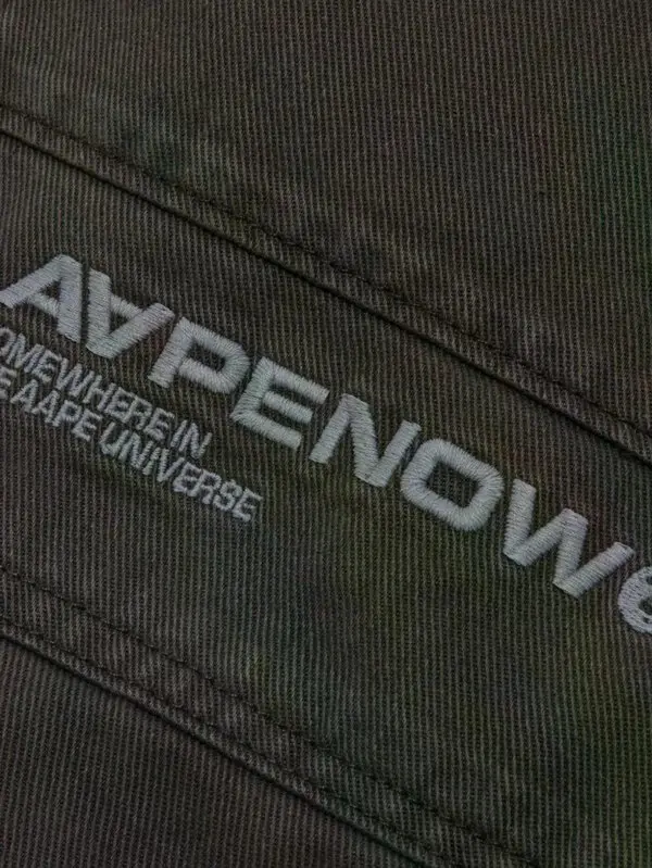 AAPE BY *A BATHING APE Logo-patch Trousers