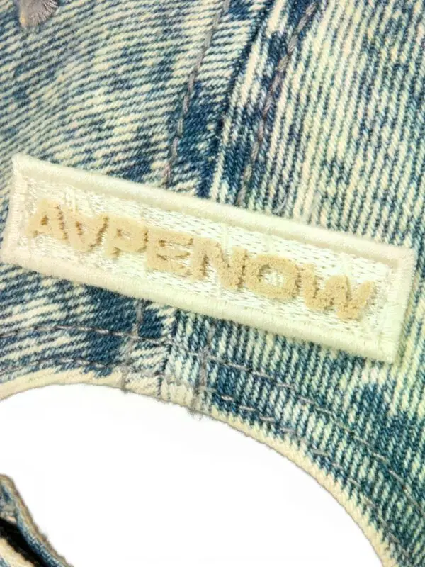 AAPE BY *A BATHING APE Moonface Denim Cap - Blue