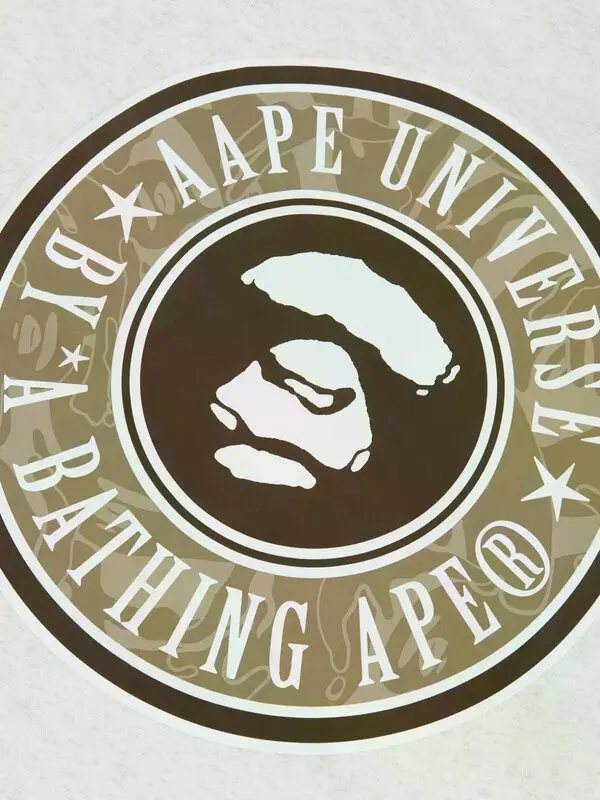 AAPE BY *A BATHING APE Moonface Logo-print T-shirt