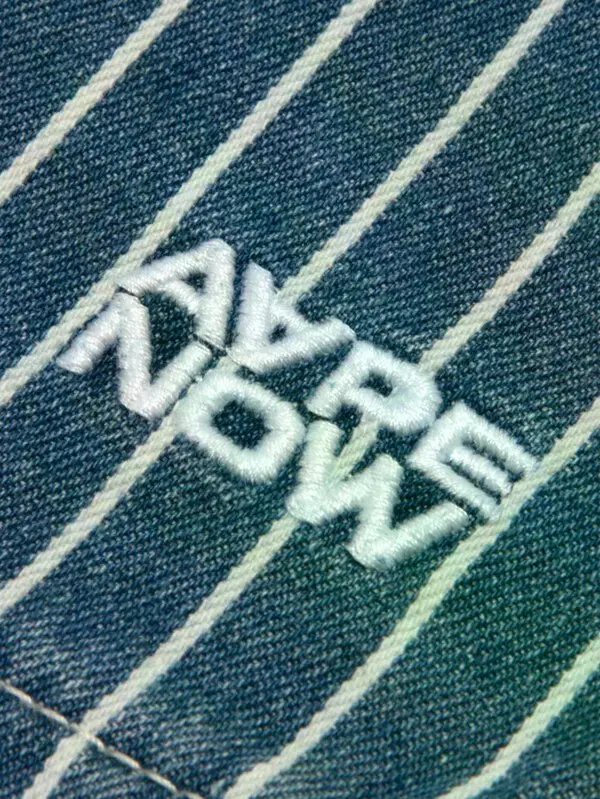 AAPE BY *A BATHING APE Striped Denim Shorts