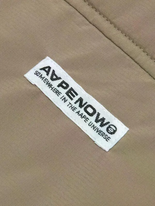 AAPE BY *A BATHING APE Logo-patch Zip-up Jacket