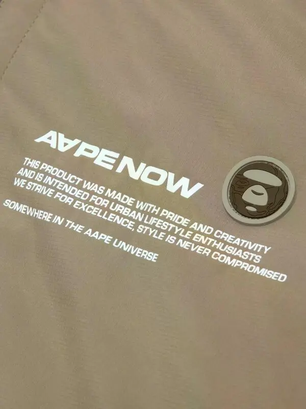 AAPE BY *A BATHING APE Logo-patch Zip-up Jacket