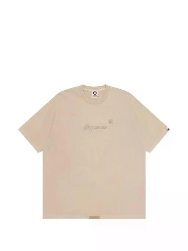 AAPE BY *A BATHING APE Logo-embroidered Camouflage-print T-shirt