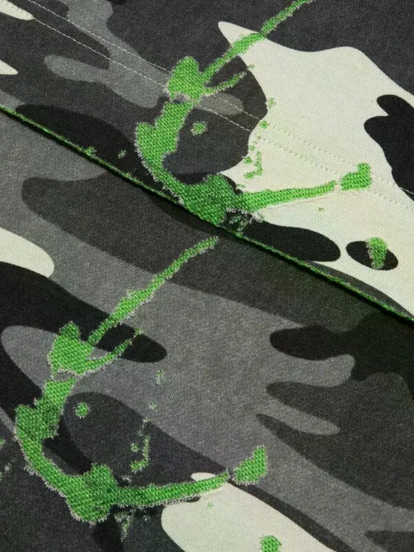 AAPE BY *A BATHING APE Camouflage-pattern Track Pants - Grey