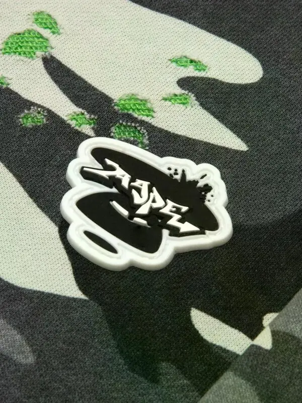 AAPE BY *A BATHING APE Camouflage-pattern Track Pants - Grey