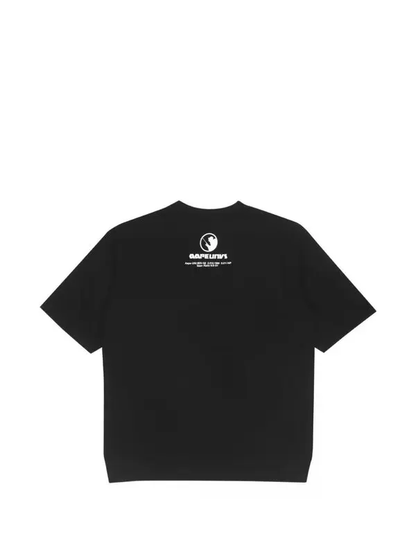 AAPE BY *A BATHING APE Moonface Logo-patch T-shirt