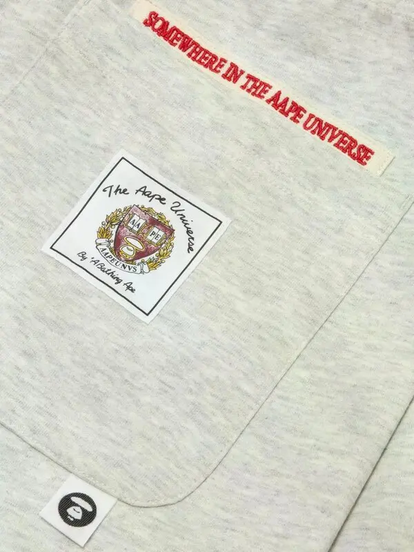 AAPE BY *A BATHING APE Logo-patch Track Shorts