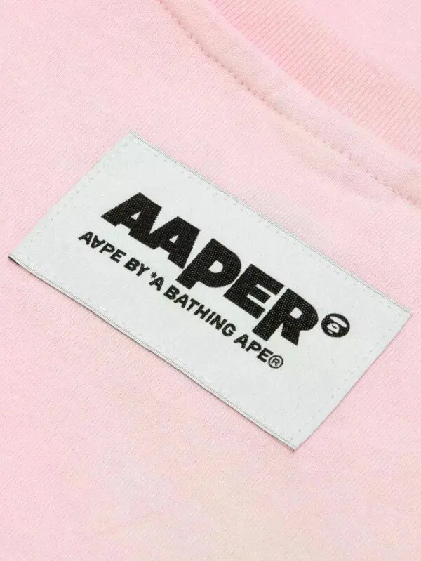 AAPE BY *A BATHING APE Aaper Graphic-print T-shirt - Pink