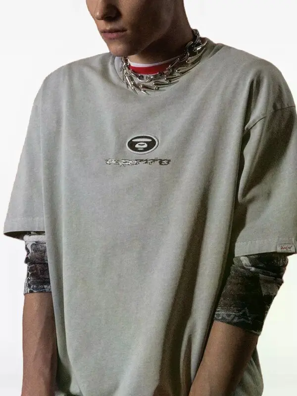 AAPE BY *A BATHING APE Moonface Graphic-print T-shirt