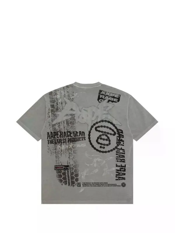 AAPE BY *A BATHING APE Moonface Graphic-print T-shirt