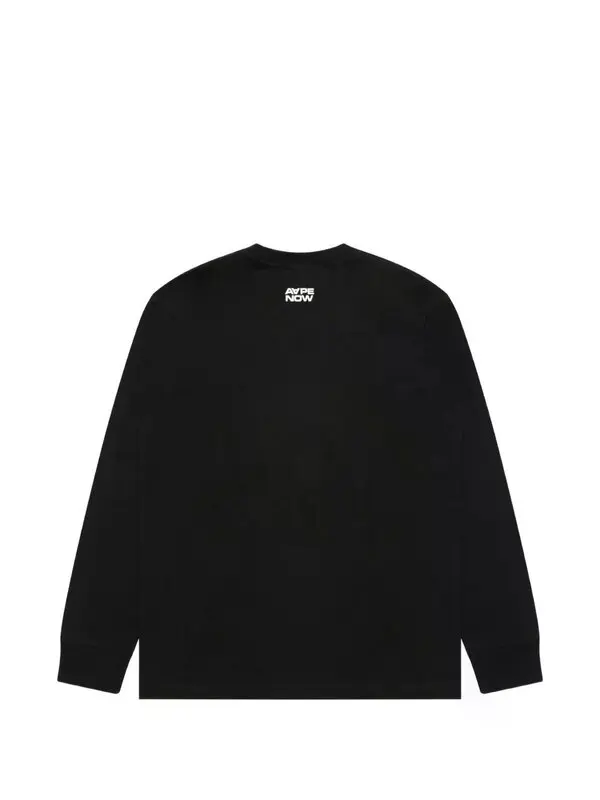 AAPE BY *A BATHING APE Moonface Logo-patch Sweater
