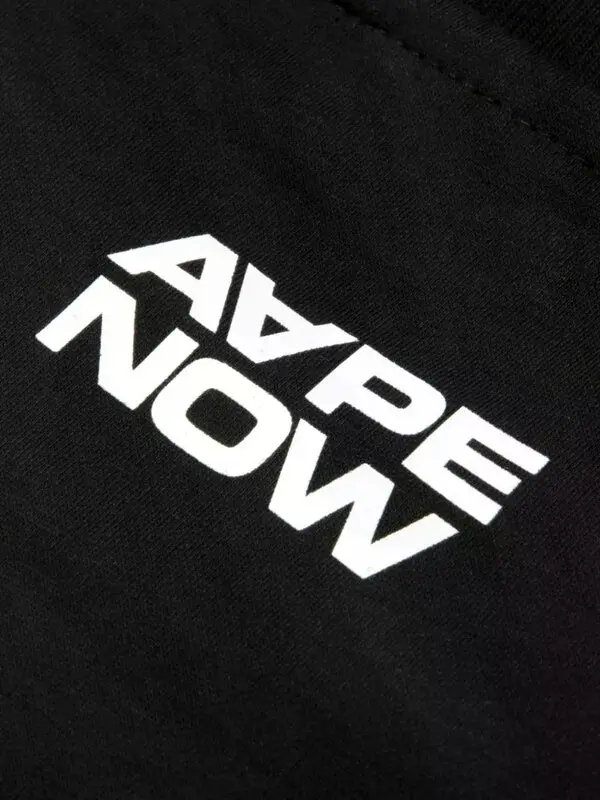 AAPE BY *A BATHING APE Moonface Logo-patch Sweater