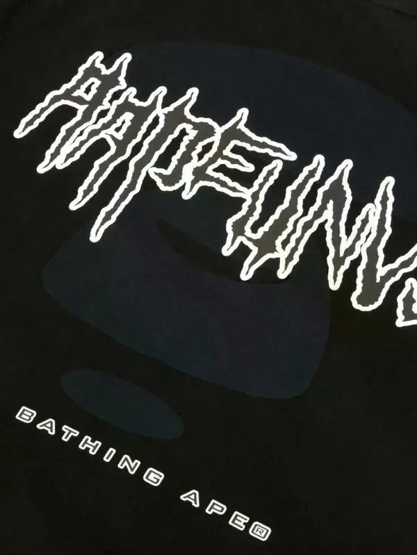 AAPE BY *A BATHING APE Moonface-print T-shirt