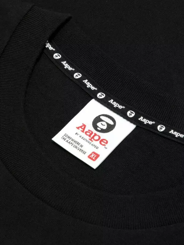 AAPE BY *A BATHING APE Moonface-print T-shirt