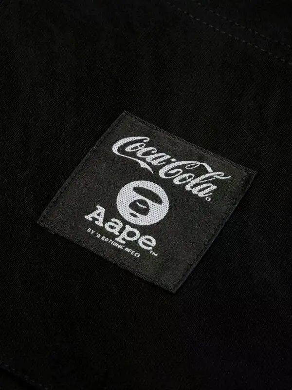 AAPE BY *A BATHING APE X Coca-cola Logo-patch Sweat Shorts