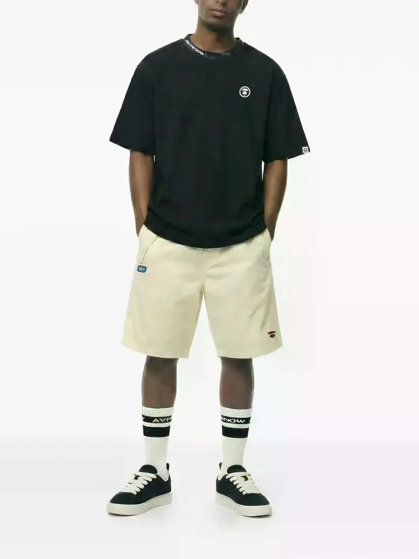 AAPE BY *A BATHING APE Moonface-print T-shirt