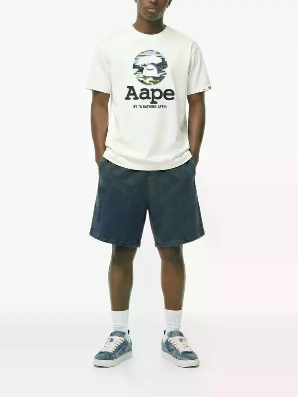 AAPE BY *A BATHING APE Moonface Relaxed Fit Shorts