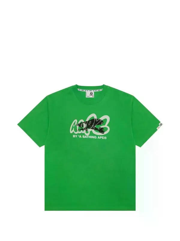 AAPE BY *A BATHING APE Graphic-print T-shirt - Green