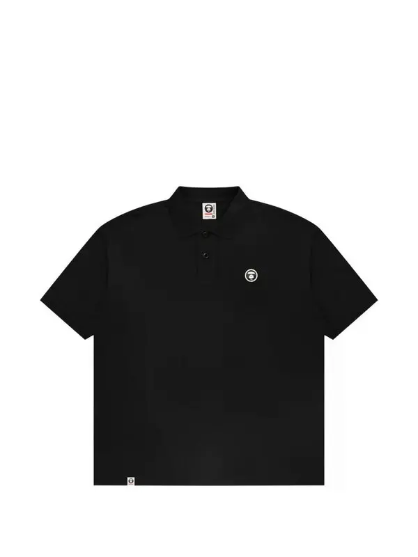 AAPE BY *A BATHING APE Moonface Logo-patch Polo Shirt
