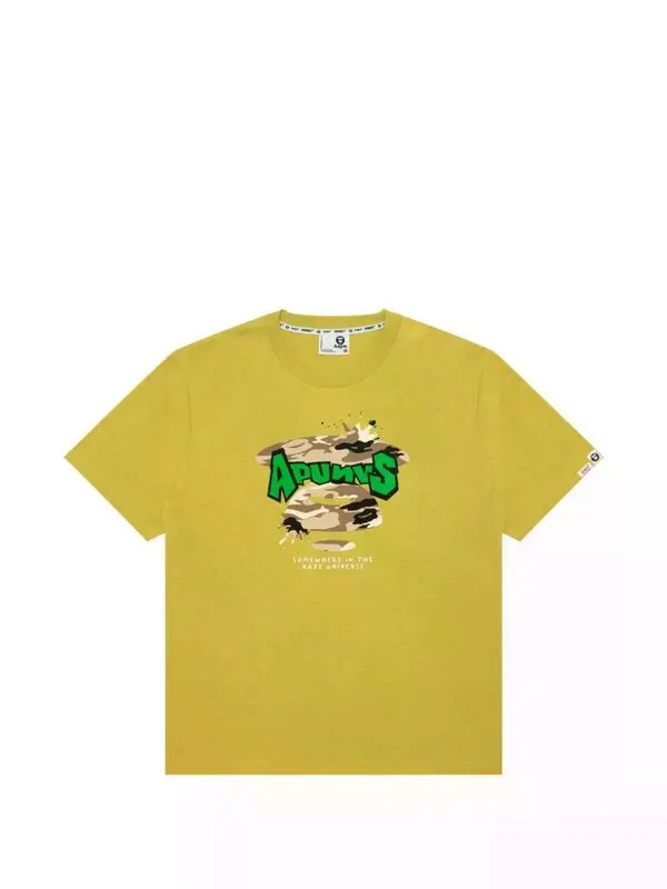 AAPE BY *A BATHING APE Graphic-print T-shirt - Yellow