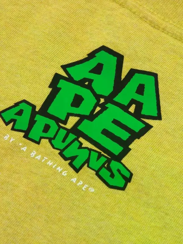 AAPE BY *A BATHING APE Graphic-print T-shirt - Yellow