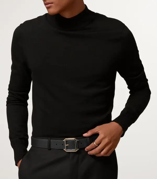 Cartier Leather Reversible Santos De Belt
