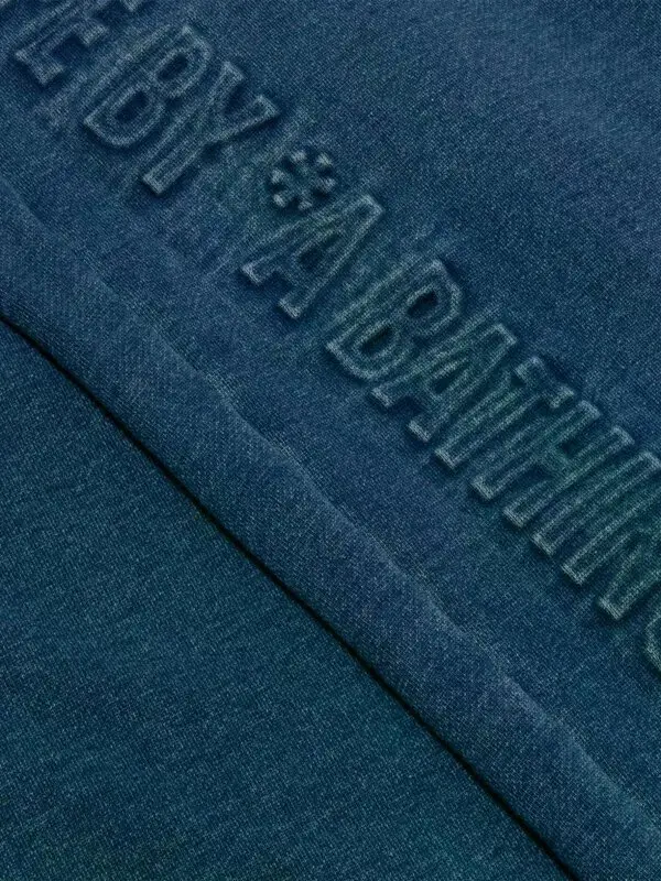 AAPE BY *A BATHING APE Moonface Embossed-logo Trousers