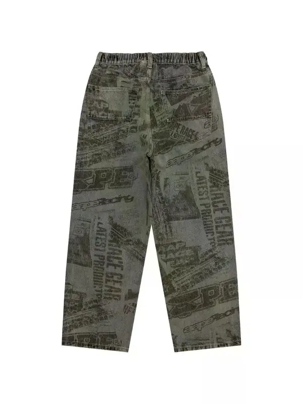 AAPE BY *A BATHING APE Moonface Printed Jeans