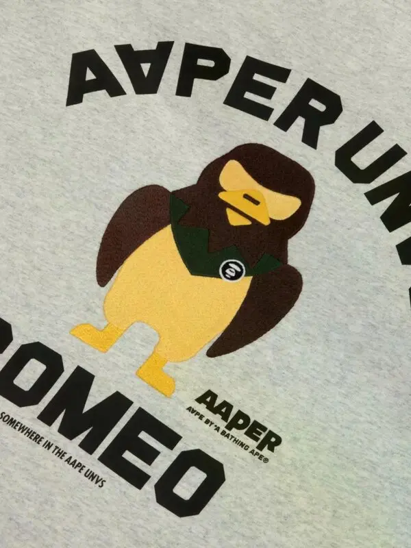 AAPE BY *A BATHING APE Graphic-print T-shirt - Grey
