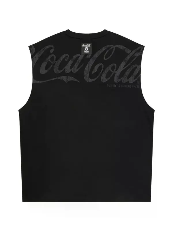 AAPE BY *A BATHING APE X Coca-cola Logo Patch Tank Top