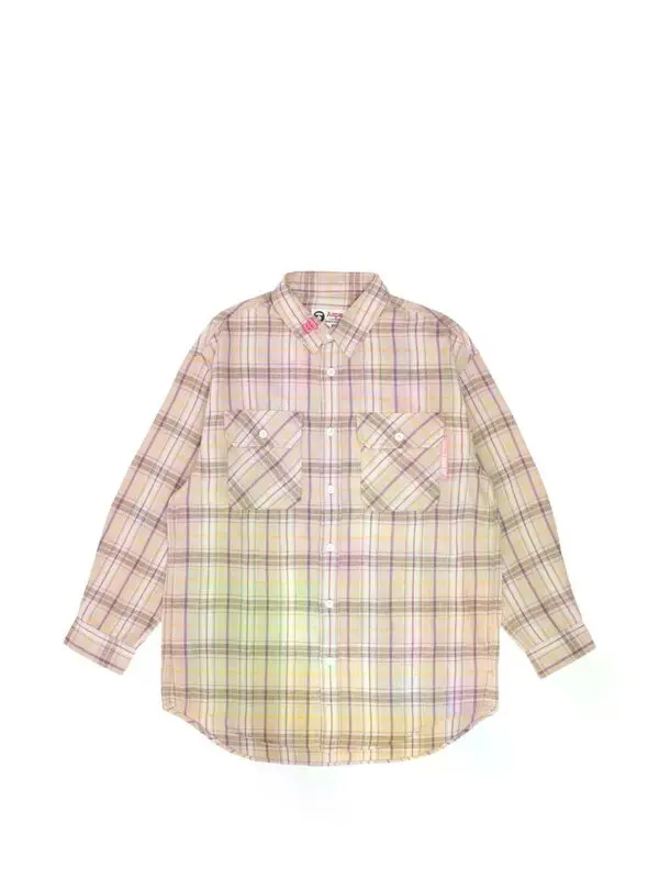 AAPE BY *A BATHING APE Moonface Pocket-detailed Button-down Shirt