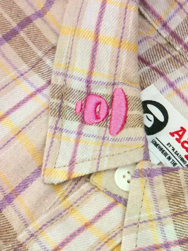 AAPE BY *A BATHING APE Moonface Pocket-detailed Button-down Shirt