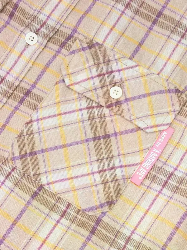 AAPE BY *A BATHING APE Moonface Pocket-detailed Button-down Shirt
