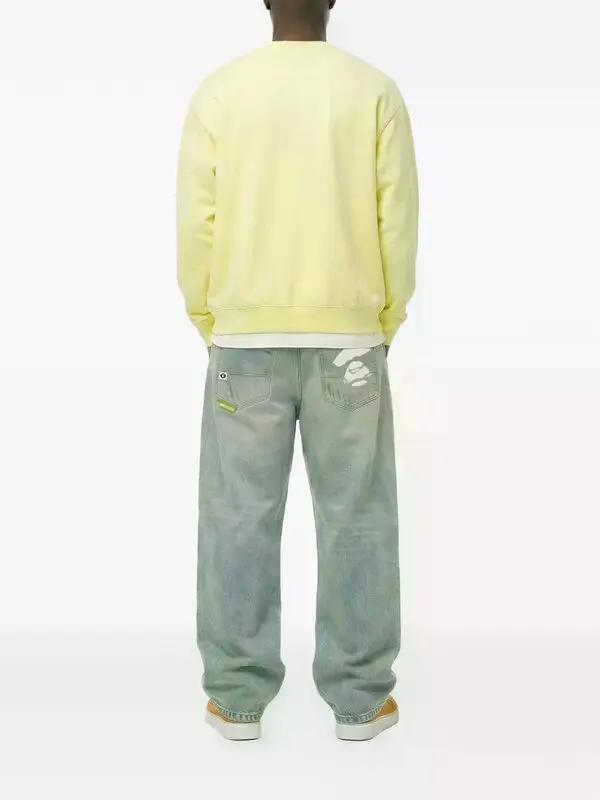 AAPE BY *A BATHING APE Sticker-print Crew-neck Sweatshirt