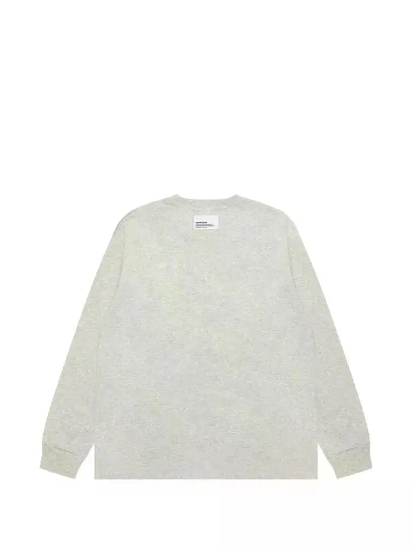 AAPE BY *A BATHING APE Moonface Heart-patch Long-sleeve T-shirt