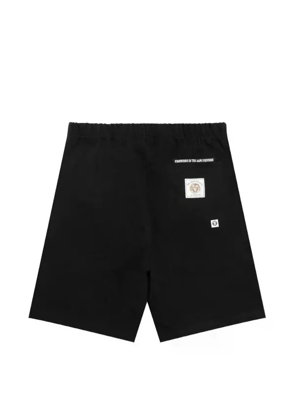 AAPE BY *A BATHING APE Logo-patch Relaxed Fit Shorts