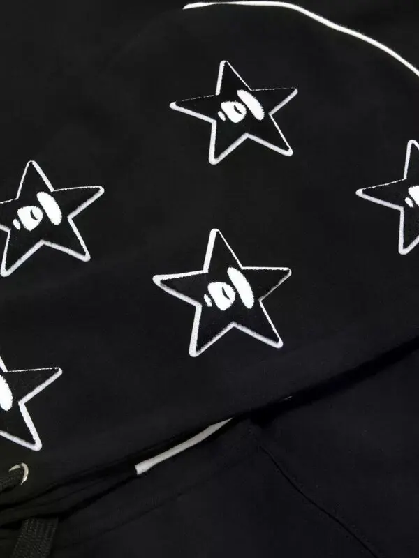 AAPE BY *A BATHING APE Logo-patch Hoodie - Black