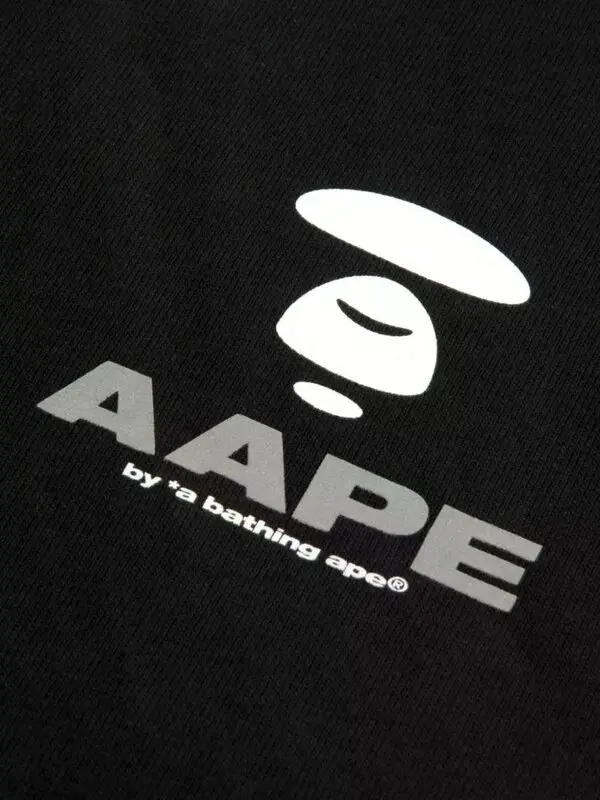 AAPE BY *A BATHING APE Moonface Logo-print T-shirt