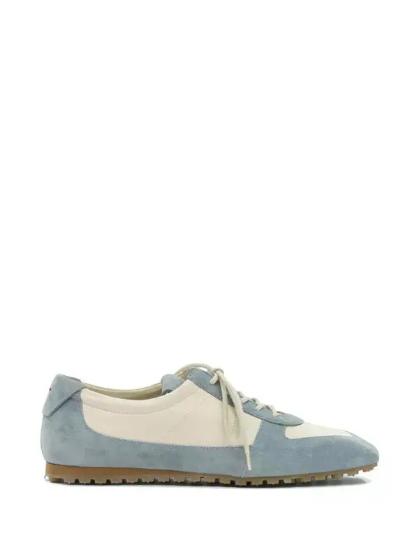 AeydĒ Uma Suede-panelled Sneakers - Blue