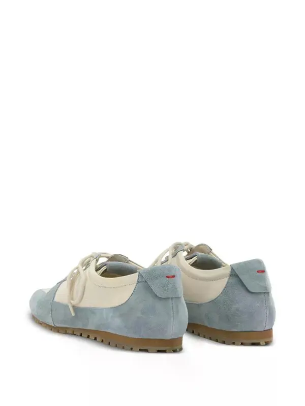 AeydĒ Uma Suede-panelled Sneakers - Blue