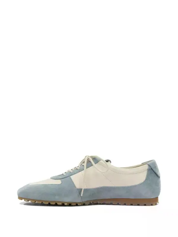 AeydĒ Uma Suede-panelled Sneakers - Blue