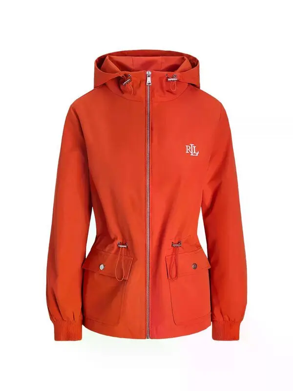 Ralph Lauren Drawstring Hooded Jacket - Orange