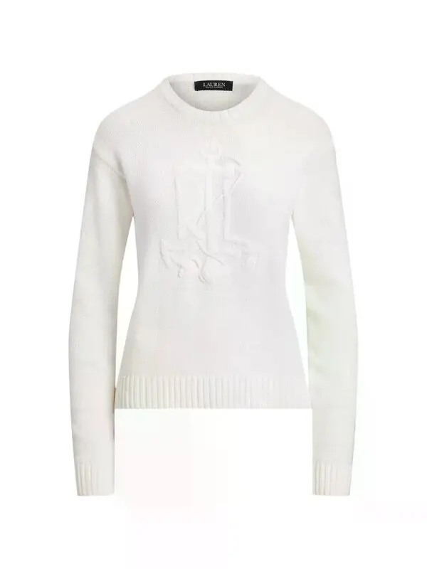 Ralph Lauren Embroidered-logo Sweater - Neutrals