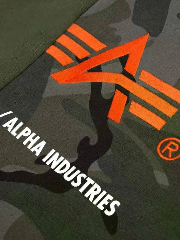 AAPE BY *A BATHING APE X Alpha Industries Asymmetric Sweatshirt