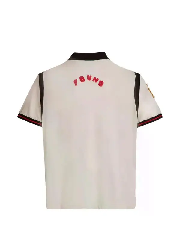 FOUND Patch-detail Union T-shirt