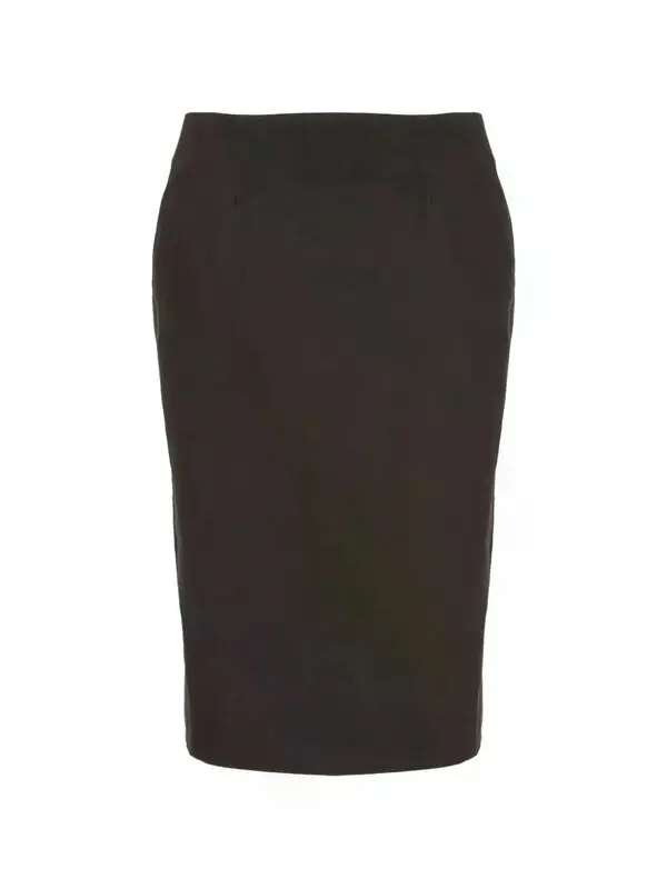 CASTELL Rear-zip-fastening Pencil Midi Skirt