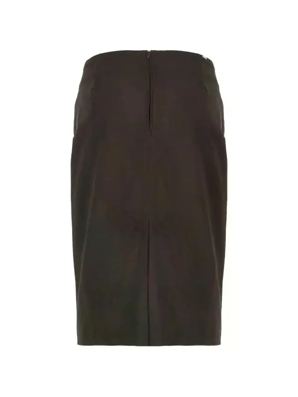 CASTELL Rear-zip-fastening Pencil Midi Skirt