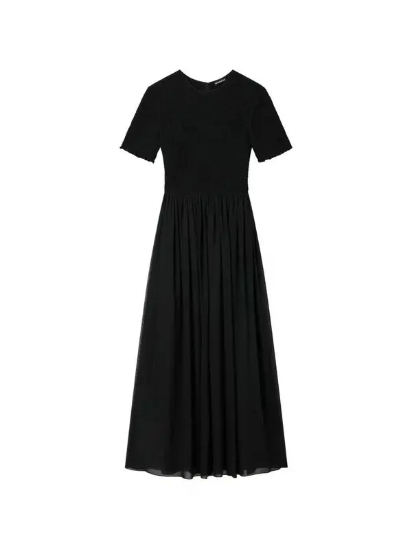 Emporio Armani Short Sleeve Maxi Dress - Black